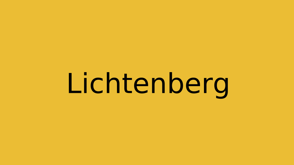Lichtenberg - AtlasBig.com