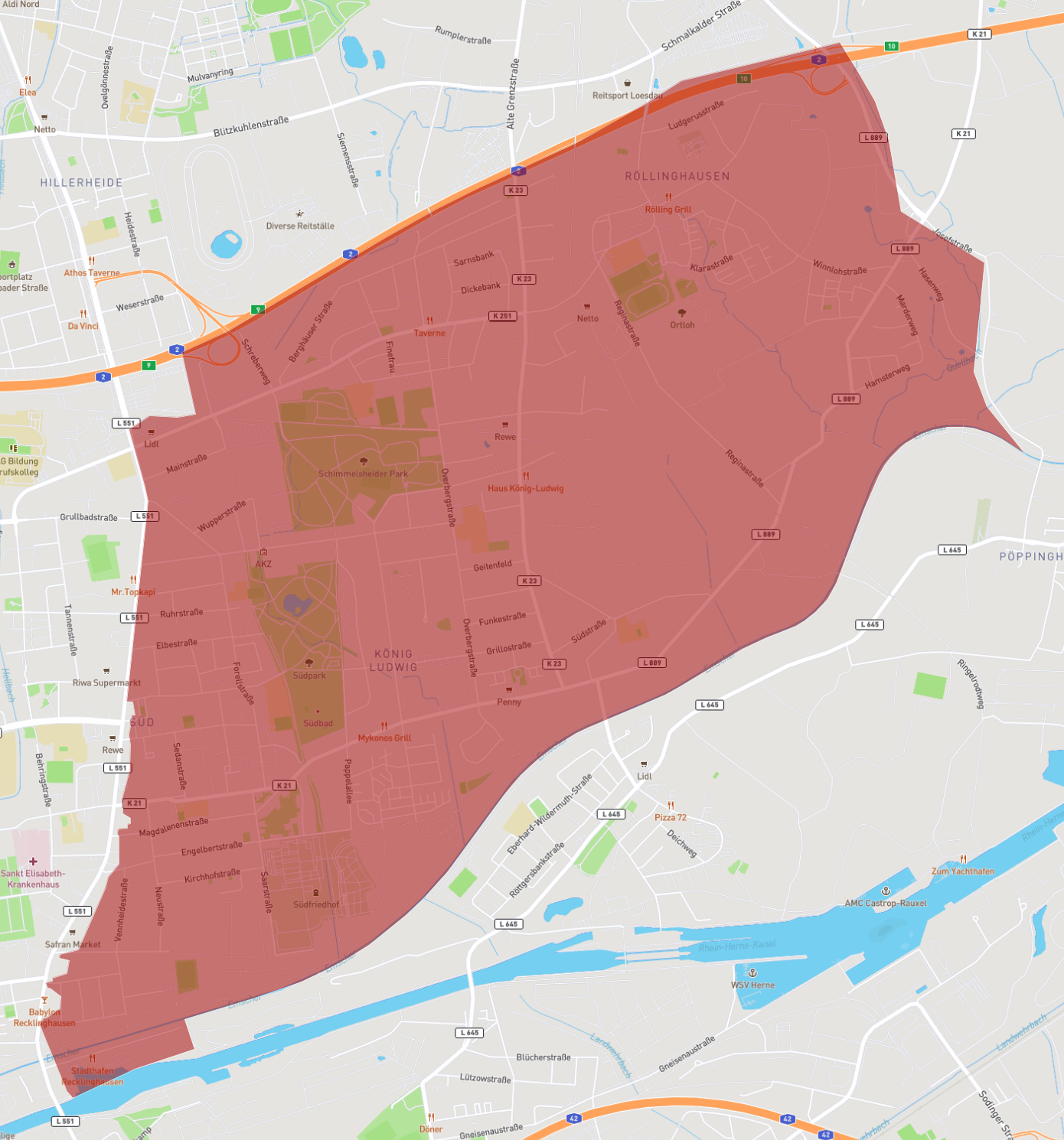 Plz Von Recklinghausen