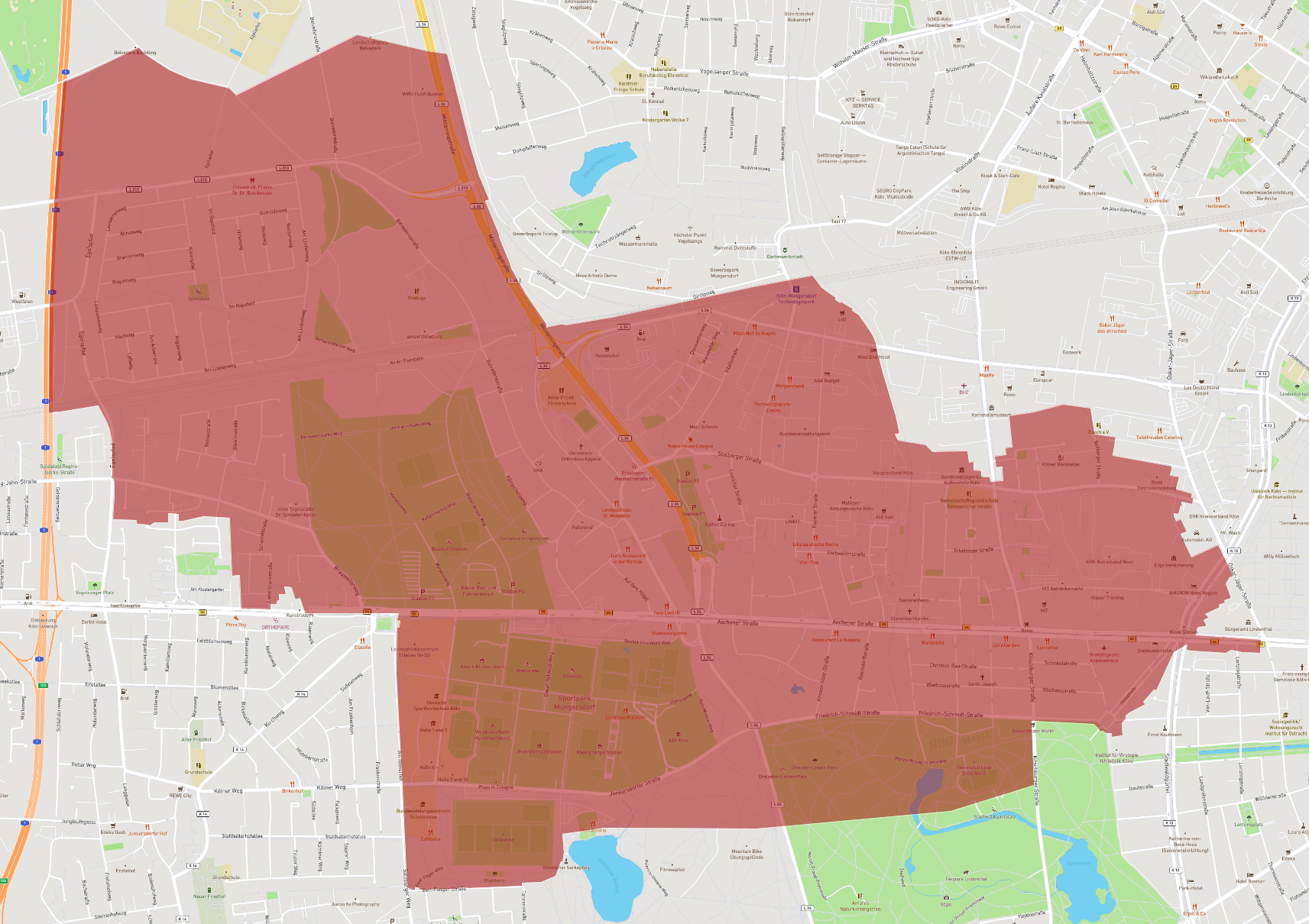 Postleitzahl 50933 - Köln - AtlasBig.com