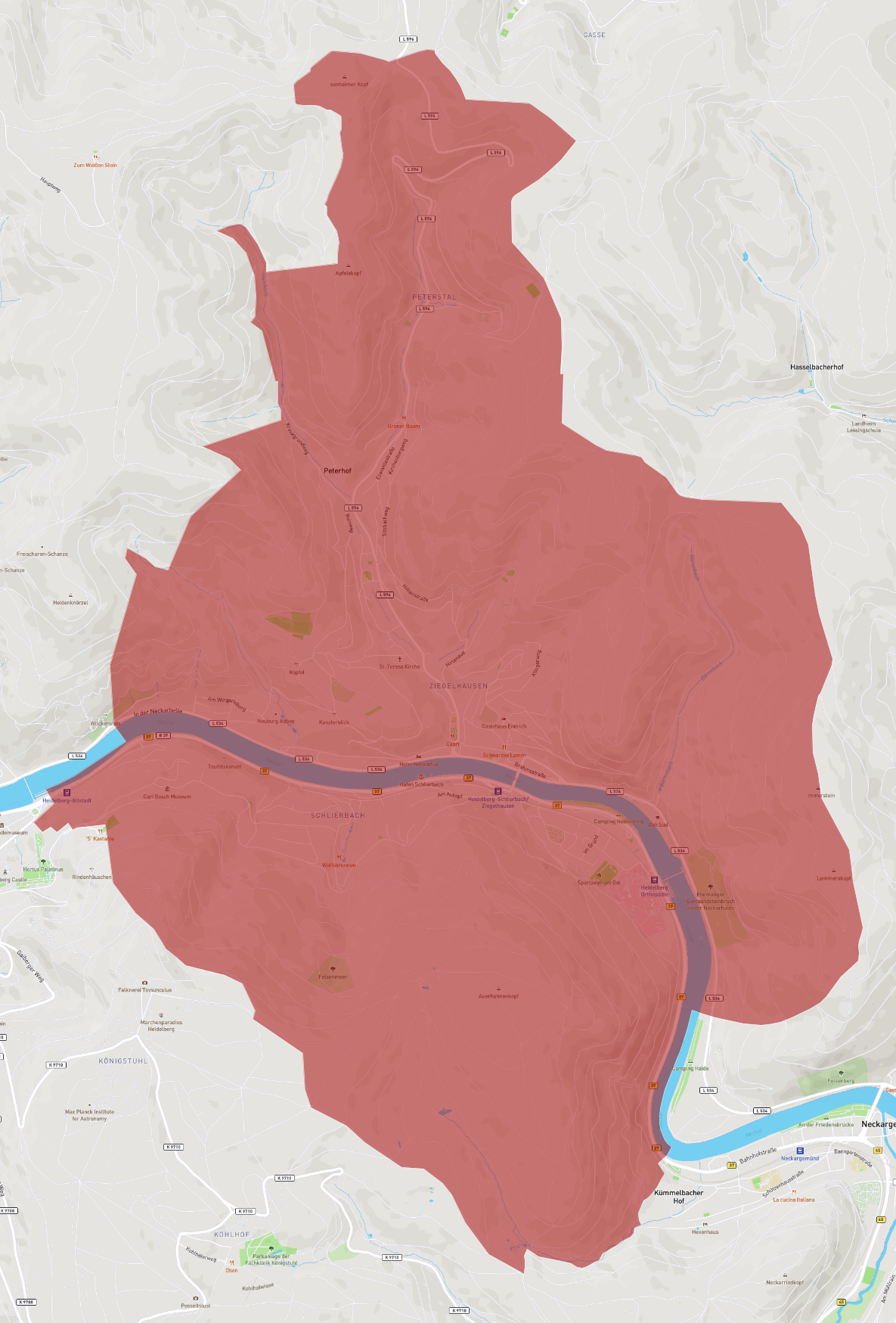 Postleitzahl 69118 - Heidelberg - AtlasBig.com